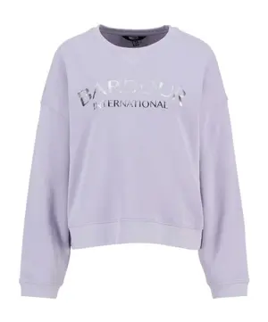 Barbour Laia Logo Sweatshirt - Purple