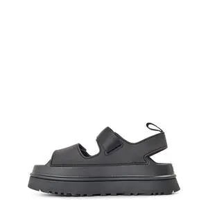 UGG Logo Detail Platform Sandals - Black