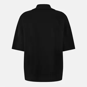AMI Paris Knitted Short-sleeved Polo Shirt