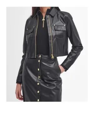 Barbour Aria Faux-leather Jacket