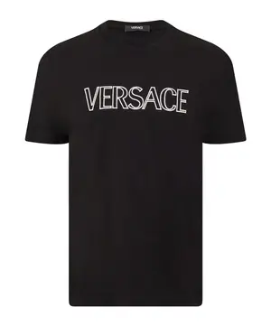 Versace Logo T-shirt - Black