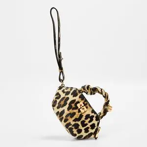 GANNI Leopard Print Bag Charm