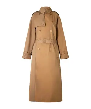 Vetements Split Trench Coat - Brown