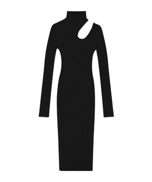 ANINE BING Long Sleeve Dress - Black