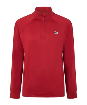 Lacoste Half-zip Stand Collar Top