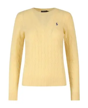 Polo Ralph Lauren Julianna Cable Knit Jumper - Nude