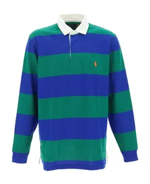 Polo Ralph Lauren Striped Logo-embroidered Rugby Shirt