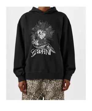 GANNI Heart Graphic Hoodie