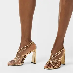 JIMMY CHOO Felice 95 Sculptural High-heeled Sandals