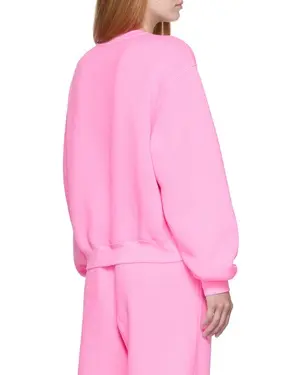 Alexander Wang Logo Print Long Sleeve Sweatshirt