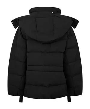 GANNI Hooded Puffer Coat With Duck Down Filling