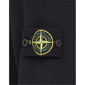 Stone Island Button Wool Polo Shirt