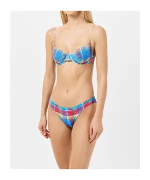 Polo Ralph Lauren Printed Bikini Top - Blue