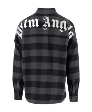 Palm Angels Checked Button-up Shirt