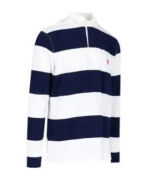 Polo Ralph Lauren Polo Pony Stripe-print Polo Top