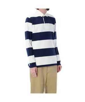 Polo Ralph Lauren Polo Pony Stripe-print Polo Top