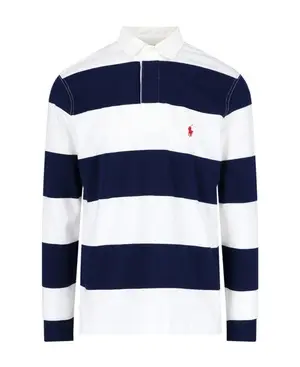 Polo Ralph Lauren Polo Pony Stripe-print Polo Top