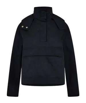 Valentino Garavani Jacquard Hooded Jacket - Black