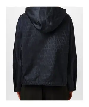 Valentino Garavani Jacquard Hooded Jacket