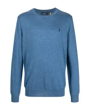 Polo Ralph Lauren Polo Pony Wool-knit Jumper - Blue