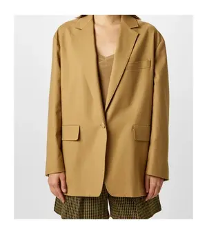 Max Mara Oversized Monica Blazer - Nude