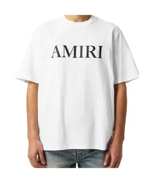 Amiri Cotton Short-sleeved T-shirt - White