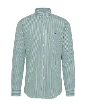 Polo Ralph Lauren Signature Pony Motif Buttoned Shirt - Gray