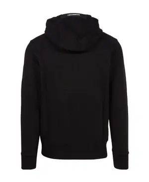 C.P. COMPANY Logo Plaque Drawstring Hoodie