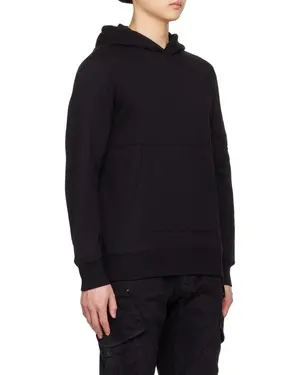 C.P. COMPANY Logo Plaque Drawstring Hoodie
