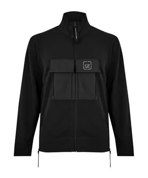 C.P. COMPANY Color-blocked Stand-collar Zip-up Jacket