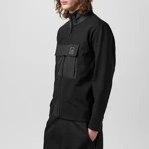 C.P. COMPANY Color-blocked Stand-collar Zip-up Jacket