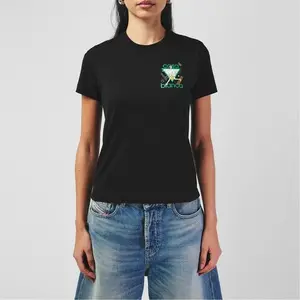 Casablanca Logo Crew Neck T-shirt