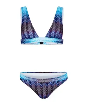 Missoni Plunge Bikini - Blue
