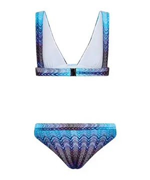 Missoni Plunge Bikini - Blue