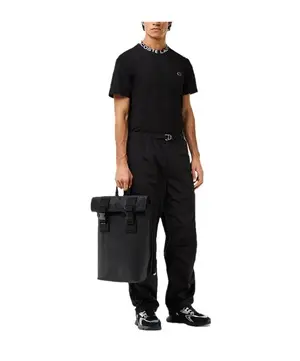 Lacoste Crew Neck Pullover Short Sleeve - Black