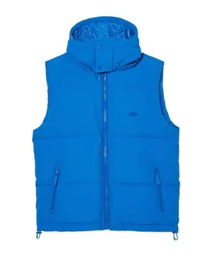 Lacoste Quilted Hooded Vest