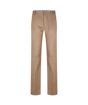 Off-White Slim Fit Trousers - Brown