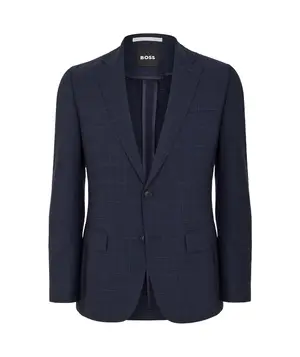 Hugo Boss Check 2-piece Suit - Black