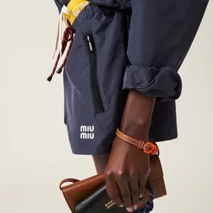 Miu Miu Technical Fabric Shorts