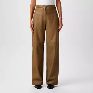 Max Mara Wide-leg Leather Trousers