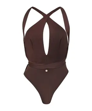 Max Mara Cristel Scoop Neck Swimsuit