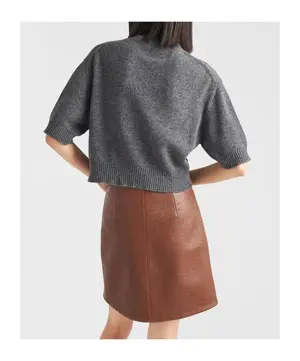 Prada Wool And Cashmere Crewneck Sweater