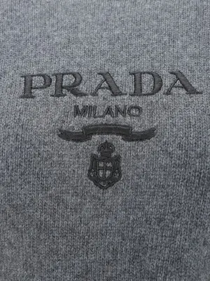 Prada Wool And Cashmere Crewneck Sweater