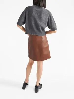 Prada Wool And Cashmere Crewneck Sweater