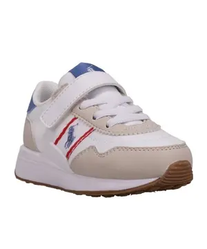 Polo Ralph Lauren Train 89 Logo Sneakers - Gray