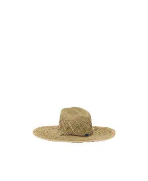 Prada Woven Straw Sun Hat With Logo Detail