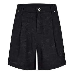 Off-White Straight-leg Shorts - Black