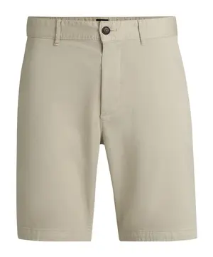 Hugo Boss Cotton Chino Shorts - Nude
