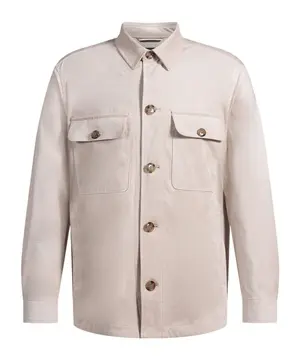 Hugo Boss Off-white Utility Shirt Jacket