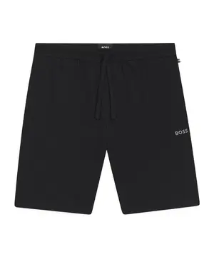 Hugo Boss Solid Color Breathable Fashion Shorts - Black